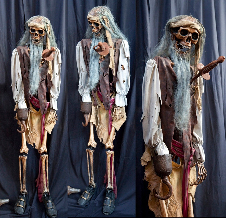 Pirate Skeleton Halloween Haunted Attraction Prop Crew - Etsy