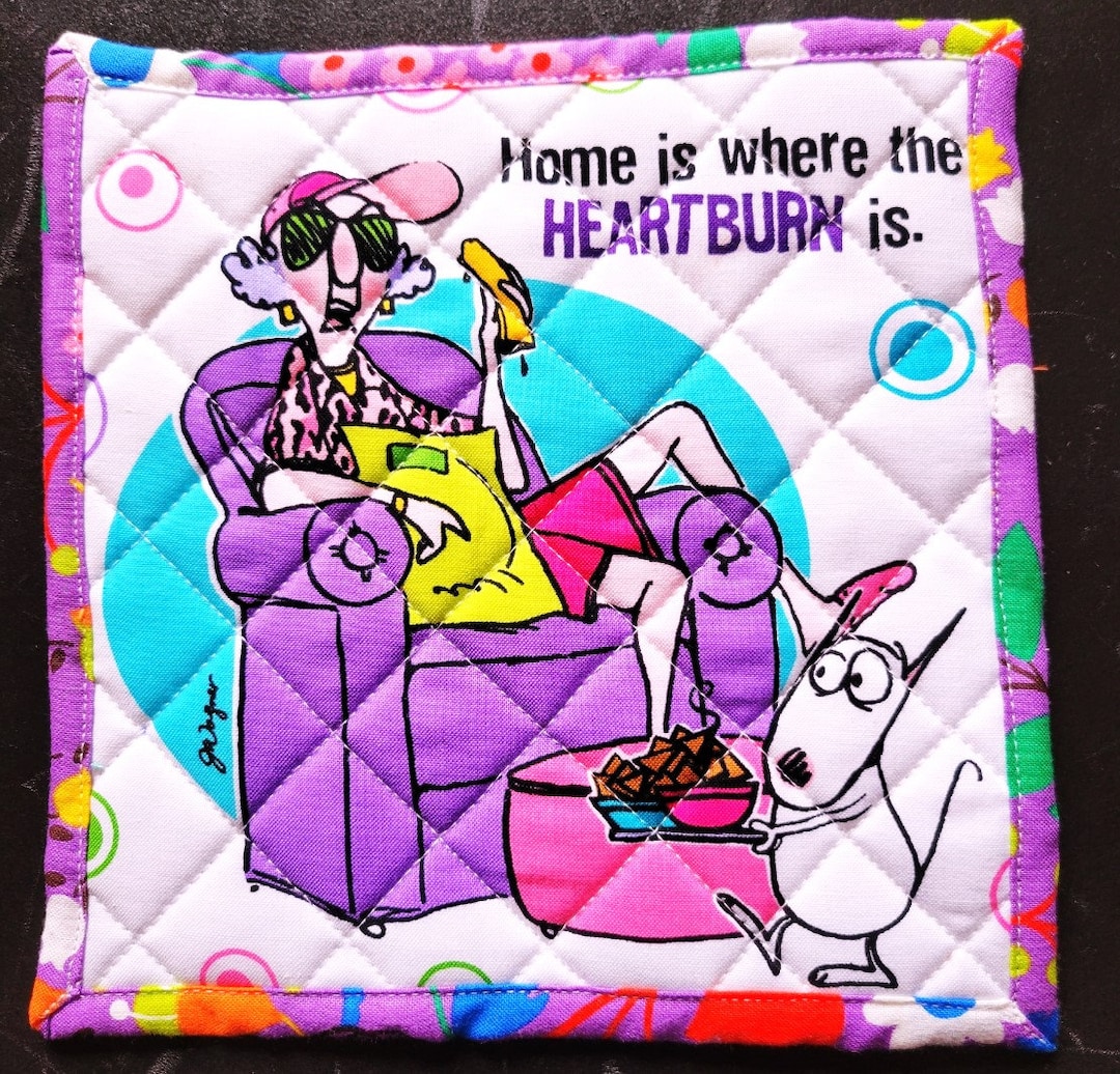 MAXINE Caracter Quilted HOT PADS for Sale Mug Rugs, Hot Pads, Gifts ...
