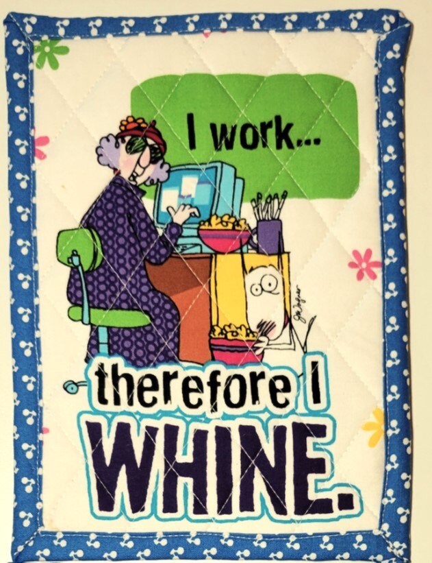 MAXINE Caracter Quilted HOT PADS for Sale Mug Rugs, Hot Pads, Gifts ...