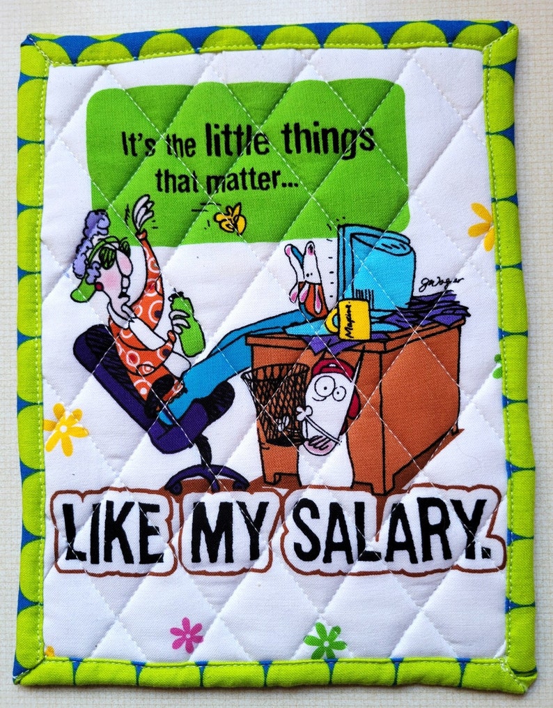 MAXINE Caracter Quilted HOT Pad and COASTER for Sale Mug Rugs, Hot Pads ...