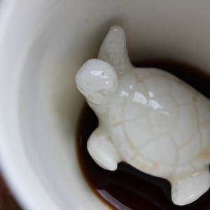 TURTLE Ceramic Mug by Creature Cups | Surprise 3D Ocean Animal at ...