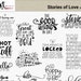 Digital and Printable Overlay Word Art Set Instant Download the Moment ...