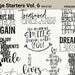 Digital and Printable Overlay Word Art Set - Instant Download - Page ...