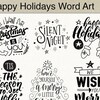 Digital and Printable Overlay Word Art Set Instant Download A Vintage ...