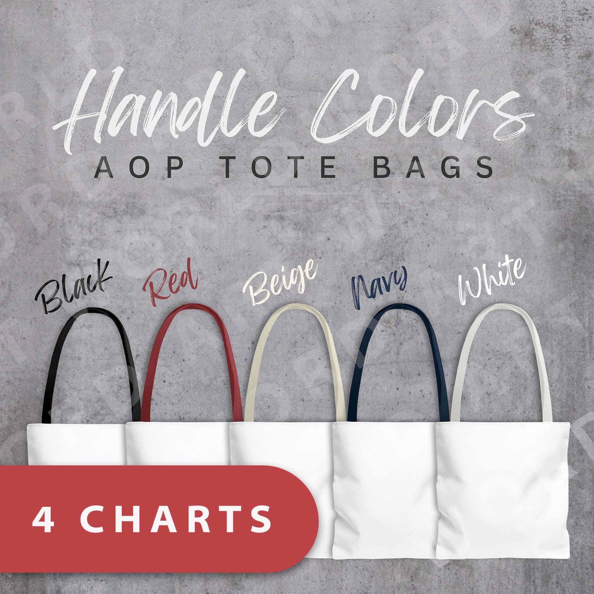 AOP Tote Bag Size Charts and Specs Bundle PRINTIFY | Instant Digital ...