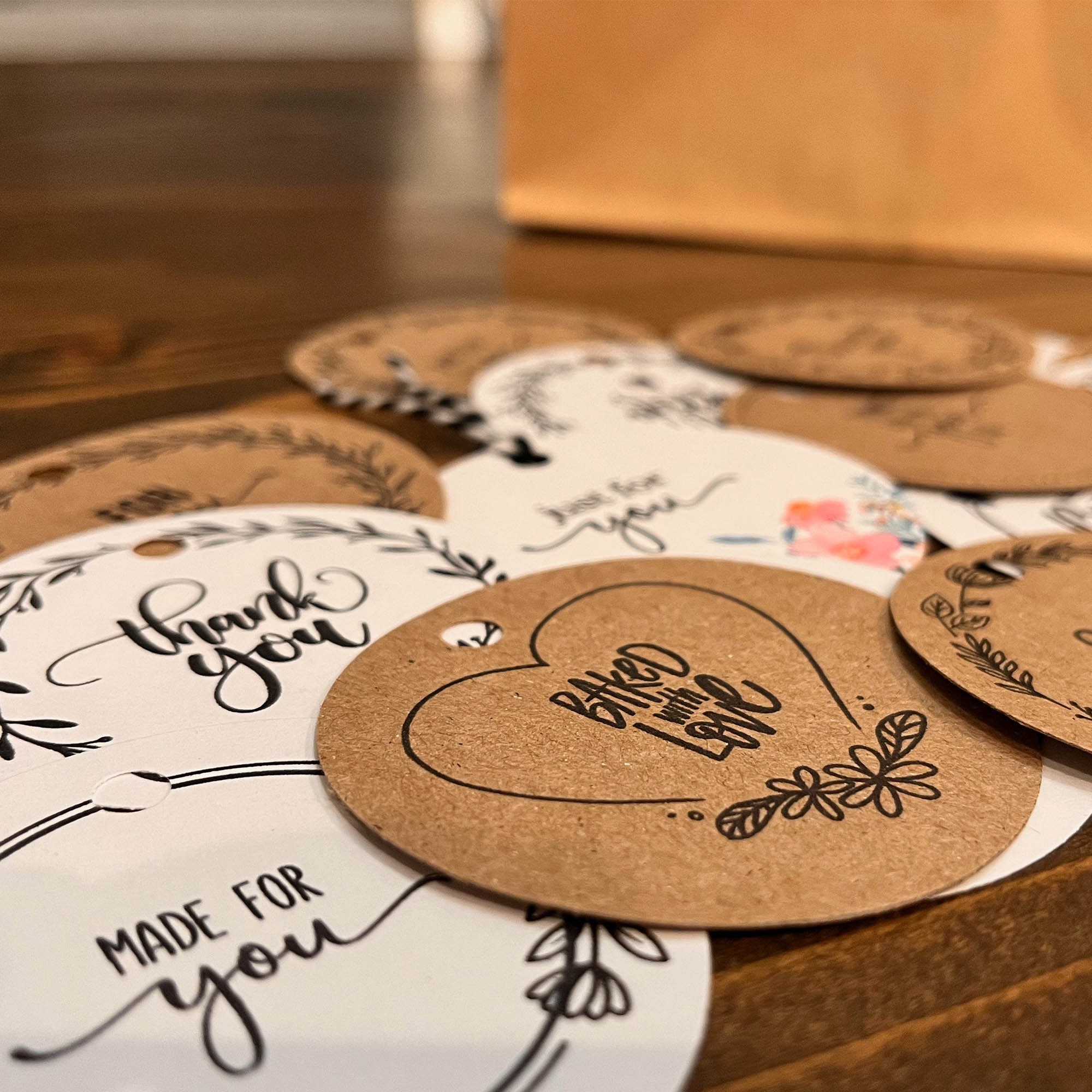 Digital and Printable Gift Tags and Sticker Set - Instant Download ...