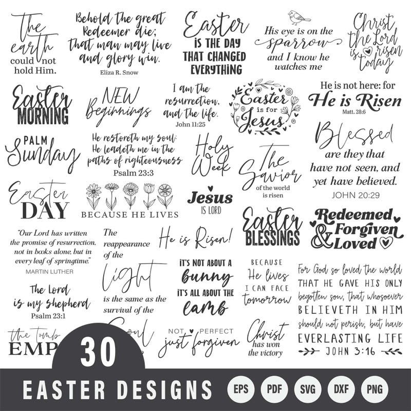 Easter Christian Quote - Etsy UK