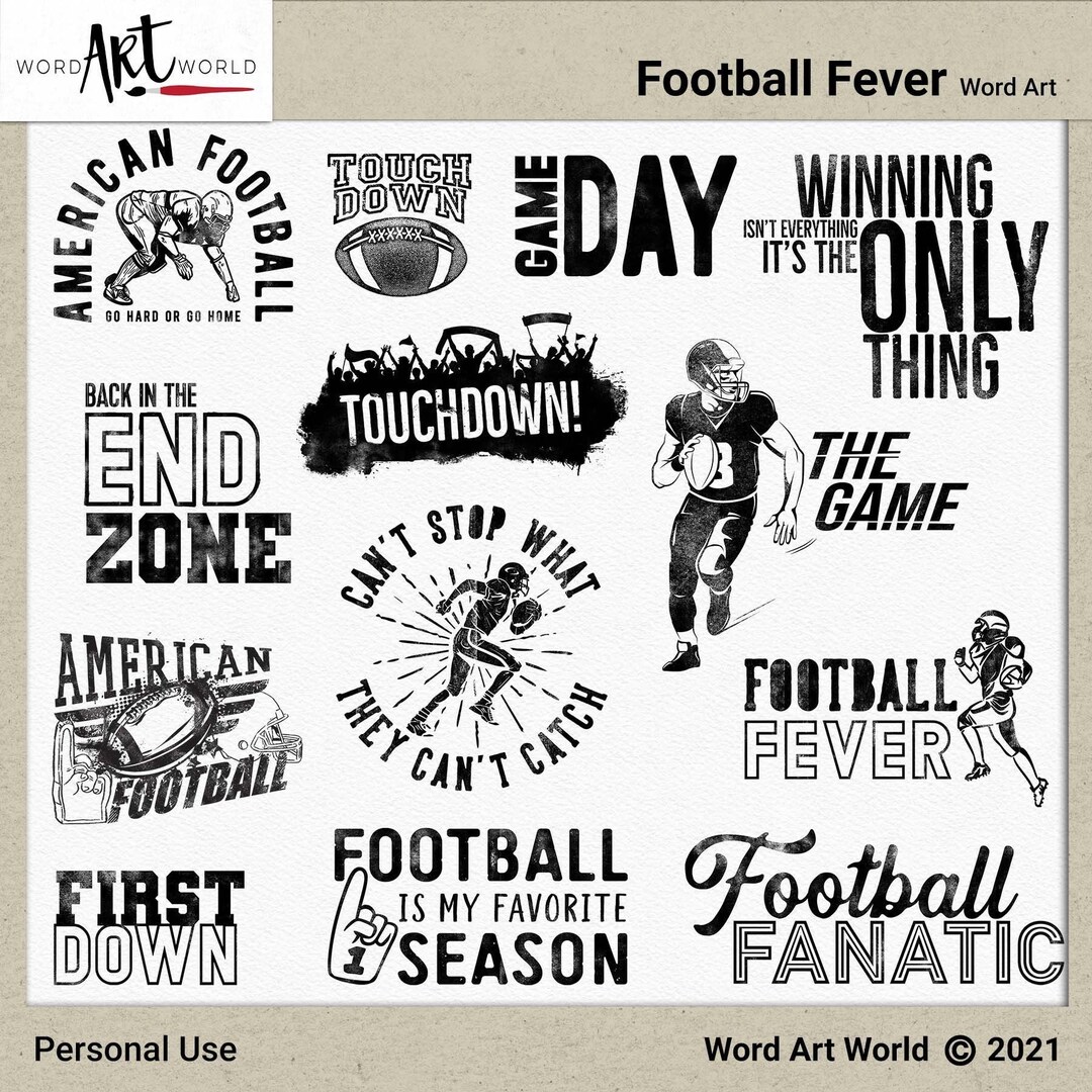 Digital and Printable Overlay Word Art Set - Instant Download ...