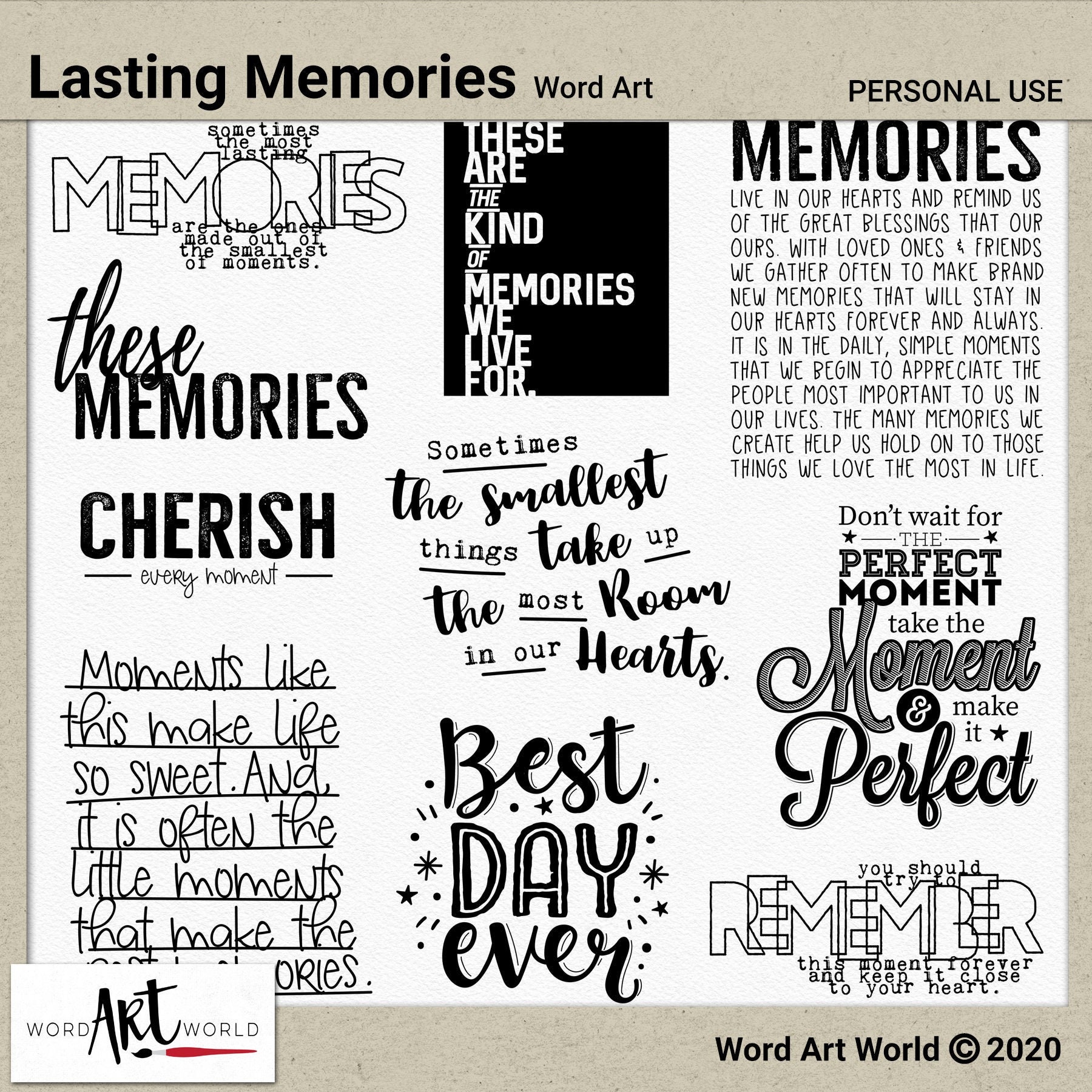 The Word Our Memories