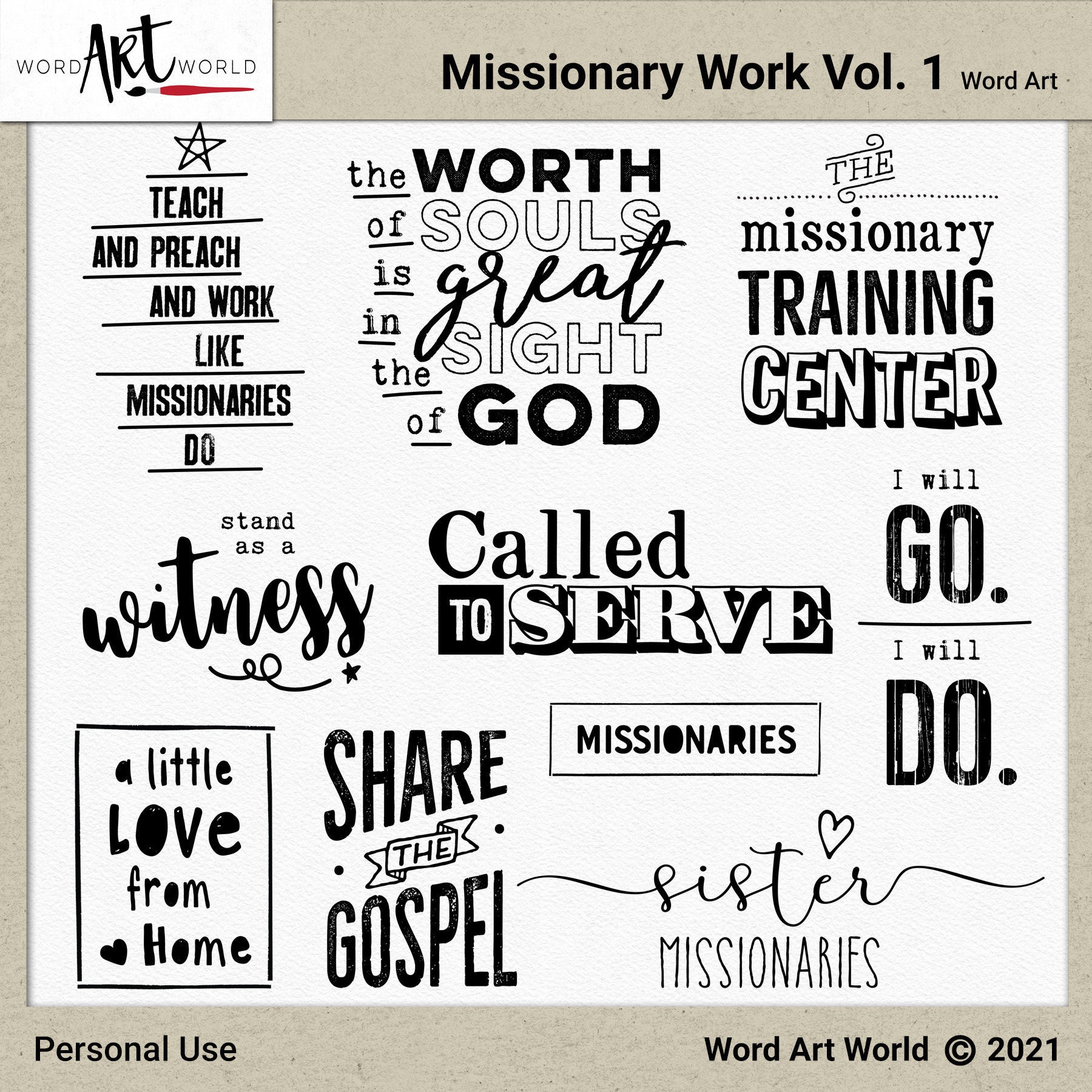 Mission Work Clip Art