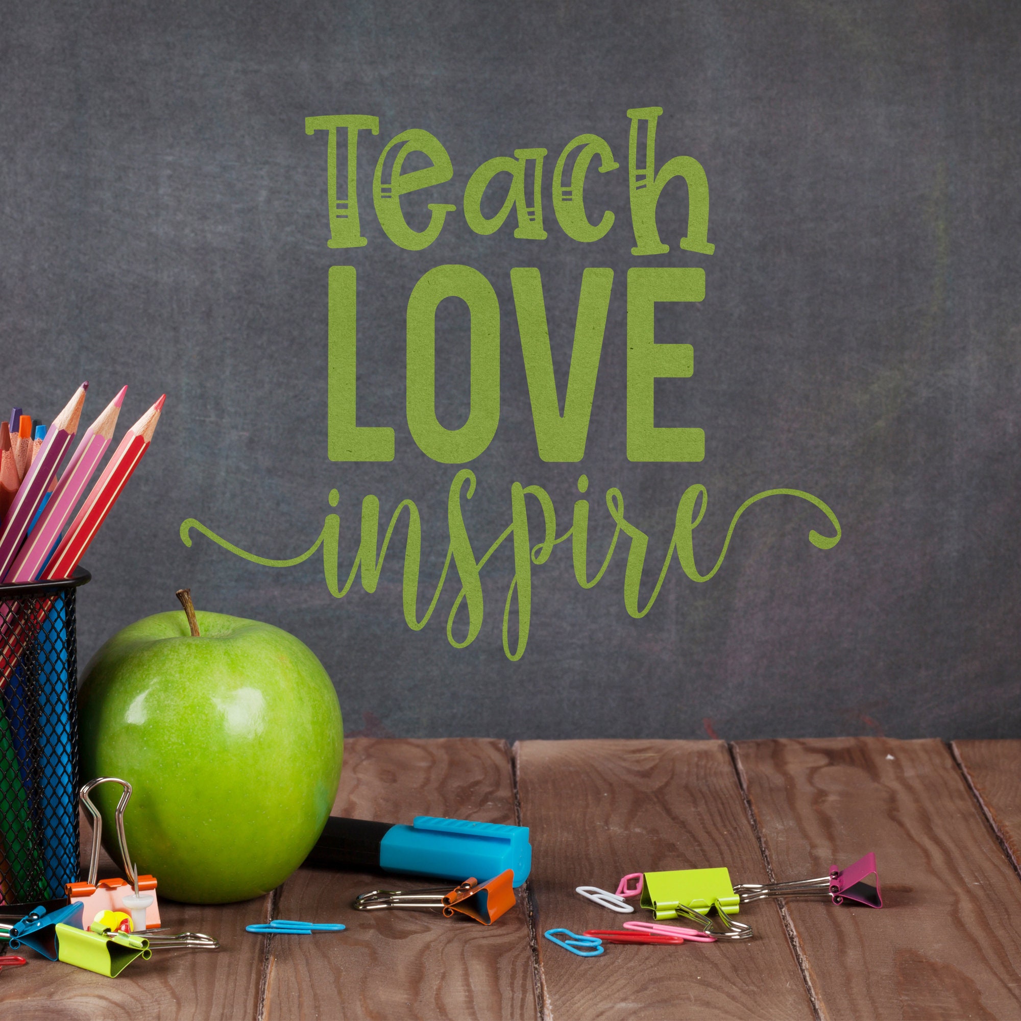 Digital and Printable Overlay Word Art Set Instant Download the Teacher ...