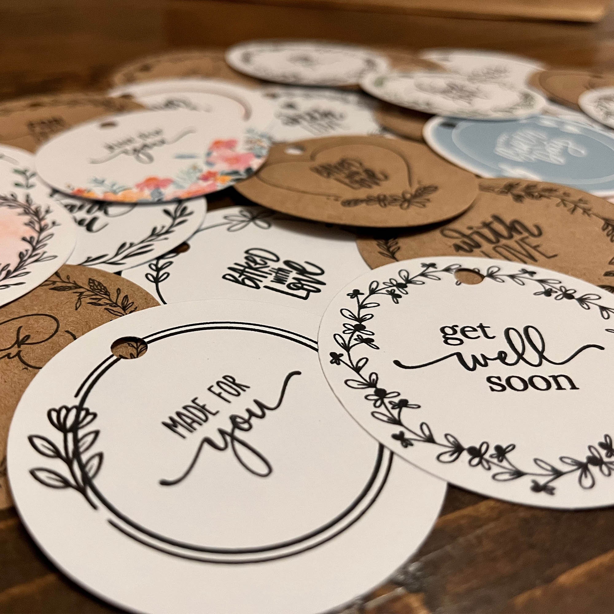 Digital and Printable Gift Tags and Sticker Set - Instant Download ...