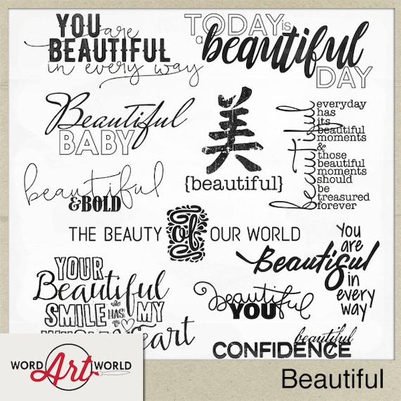 Word Art Beauty