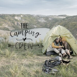 Digital and Printable Overlay Word Art Set Instant Download the Camp ...