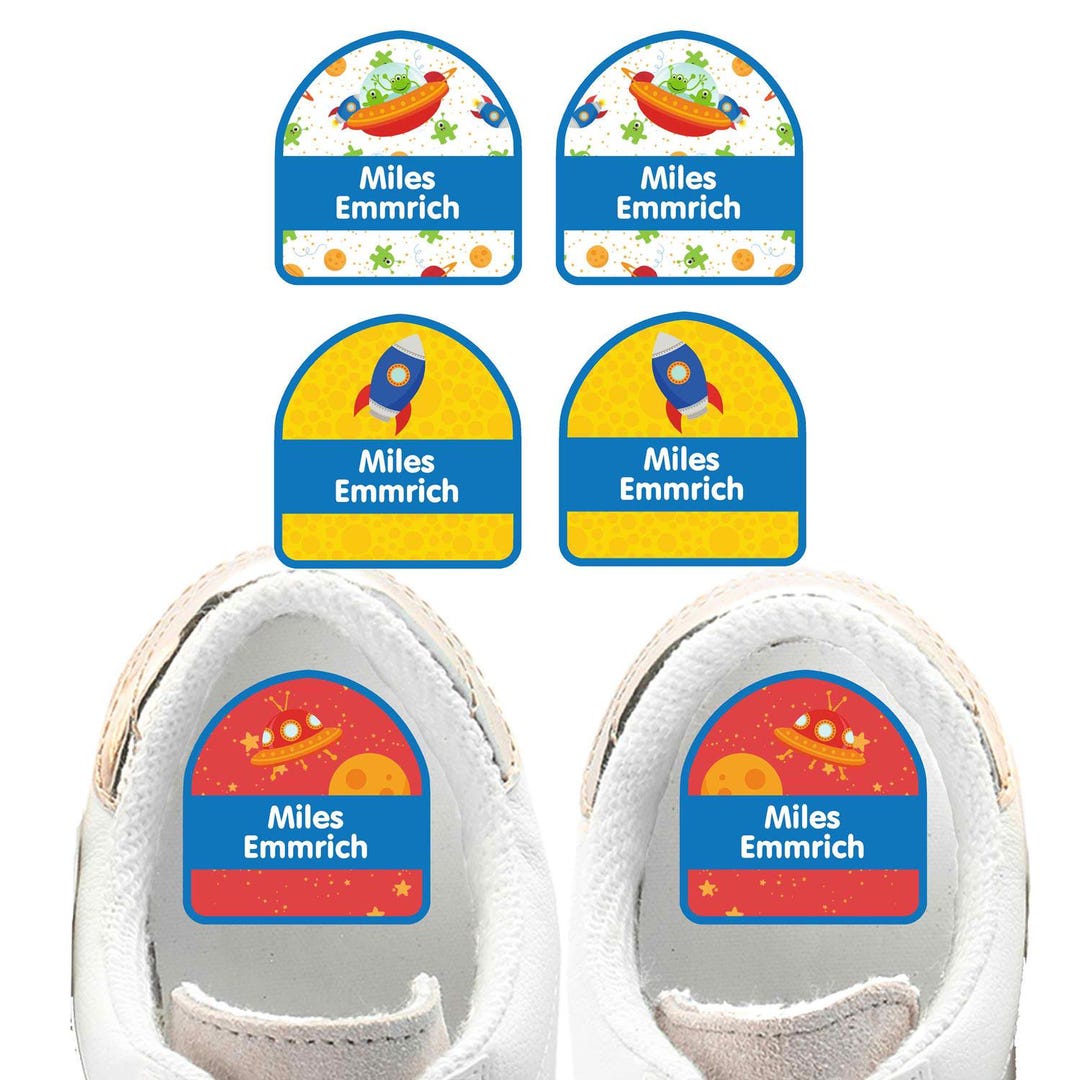 Labels for Shoes | Personalized Shoe Labels (2 Type), Outer Space - Etsy