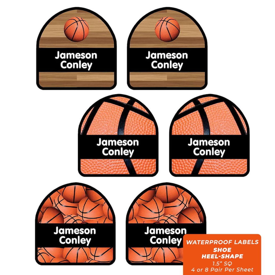 Shoe Stickers (3 Types), Basketball - Etsy