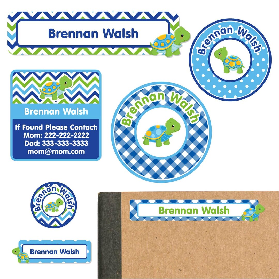 Ultimate School Name Labels Pack | Back to School Labels | Personalized ...
