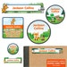 School Name Label Pack, Forest Friends orange - Etsy