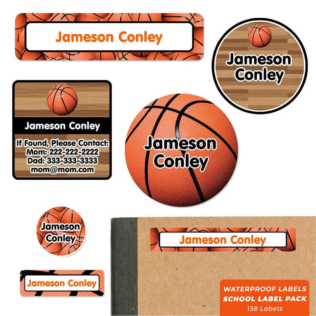 Ultimate School Name Labels Pack | Back to School Labels | Personalized ...