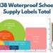 Ultimate School Name Labels Pack | Back to School Labels | Personalized ...