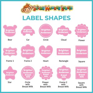 Baby Bottle Labels, Write-on, Curved - Solid (fits Avent®, Tommee ...