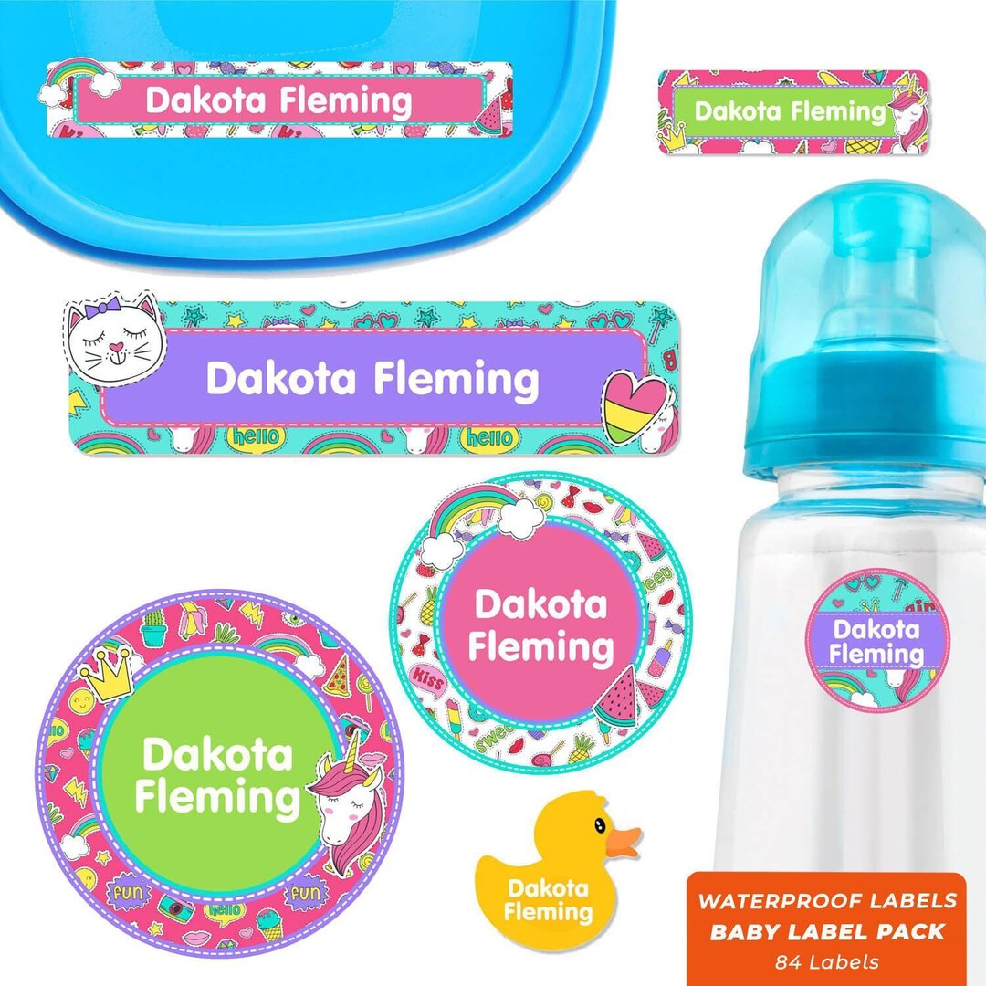 Baby Label Pack, Baby Labels for Daycare, Stickers - Etsy