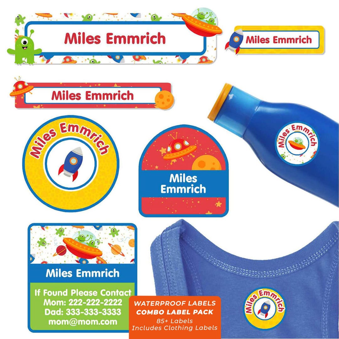Camp Labels Pack With Camp Clothing Labels, Outer Spacke - Etsy