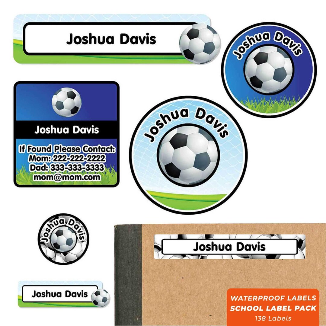 Ultimate School Name Labels Pack | Back to School Labels | Personalized ...