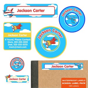 Ultimate School Label Pack, Airplanes - Etsy