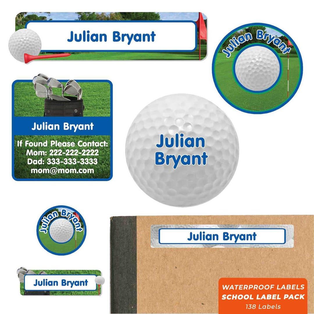 Ultimate School Name Labels Pack | Back to School Labels | Personalized ...