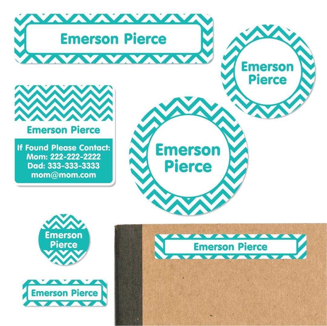 Ultimate School Name Labels Pack | Back to School Labels | Personalized ...