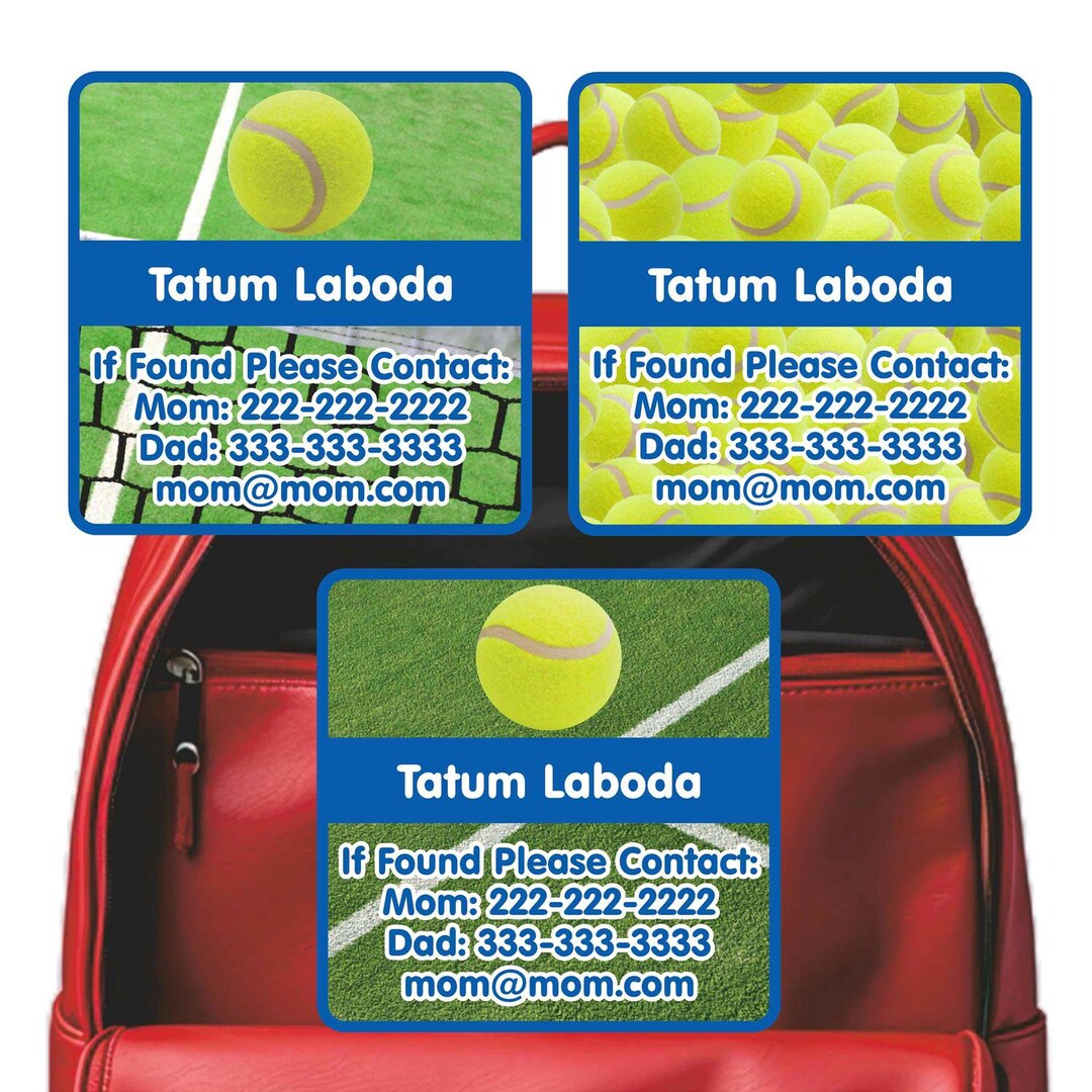 Waterproof Emergency Contact Labels – Personalized Safety Stickers for ...