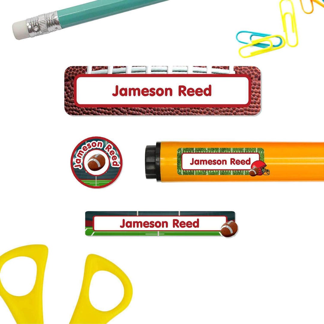 School Essentials Label Pack | School Name Labels | Personalized School ...