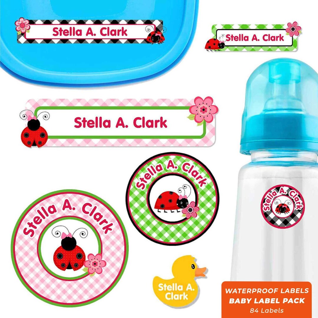 Baby Label Pack, Baby Labels for Daycare, Ladybugs - Etsy