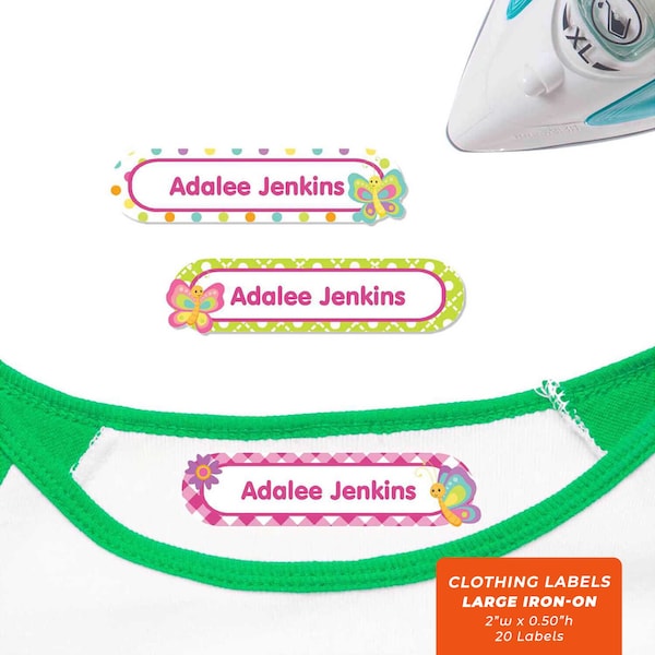 Large Iron on Labels - Etsy