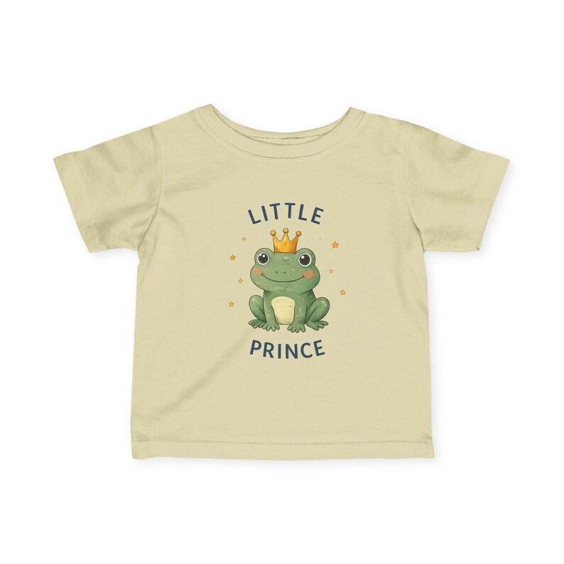 Little Prince Frog Infant Tee | Cute Crowned Frog Graphic - Etsy Norway