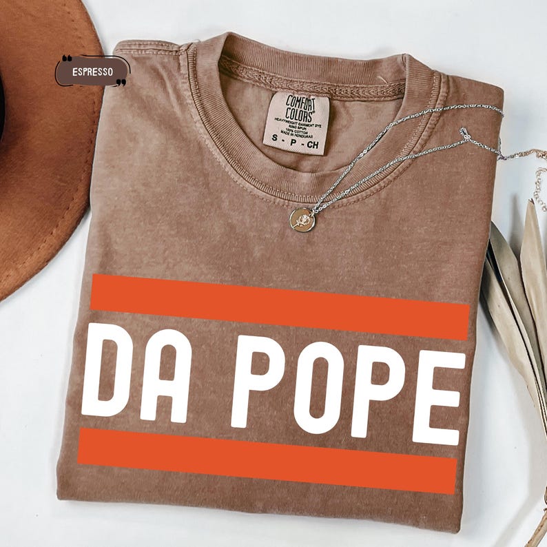 Da Pope Team Pope Leo XIV Comfort Colors Shirt, Catholic Shepherd Tee ...