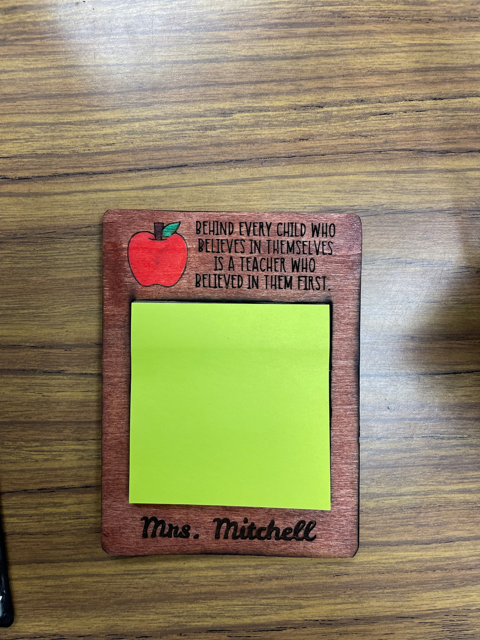 Teacher Post-it Note Holder - Etsy