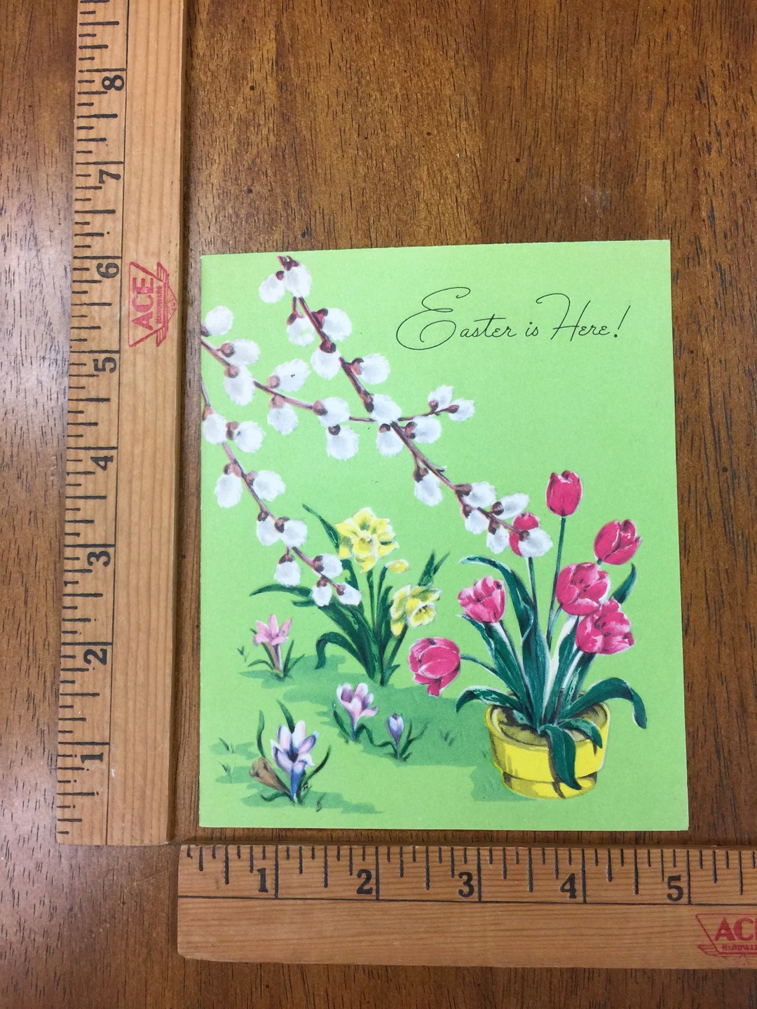 Vintage Easter is Here Card Gartner and Bender Greeting Card - Etsy