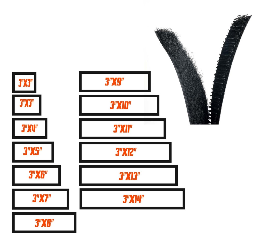 3 Inch Embroidered Patch With Hook Fastener – Sizes Available - Etsy