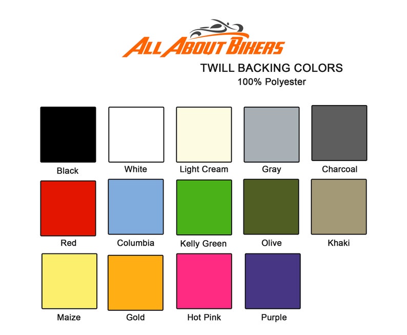 1"x6" Custom Embroidered Name Tag Motorcycle Personalized Biker Patch ...