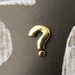Question Mark Gold Dipped Pewter Lapel Pin CC647G Question - Etsy