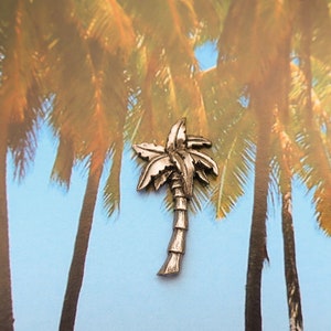 Palm Tree Lapel Pin - CC551- Coconut Tree, Tropical, Trees, Coconuts ...