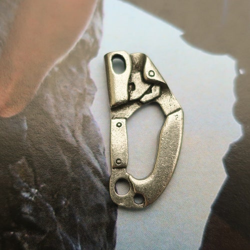 Climbing Ascender Pewter Lapel Pin CC627 Climbing Rock - Etsy