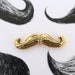 Moustache Lapel Pin CC624G Mustache Movember Men's | Etsy