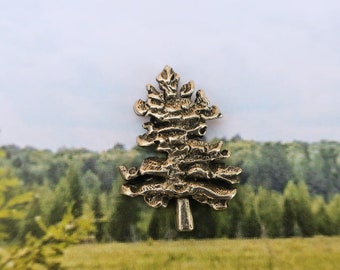 Oak Tree Lapel Pin CC363 Oak Tree Oak Tree Forestry | Etsy