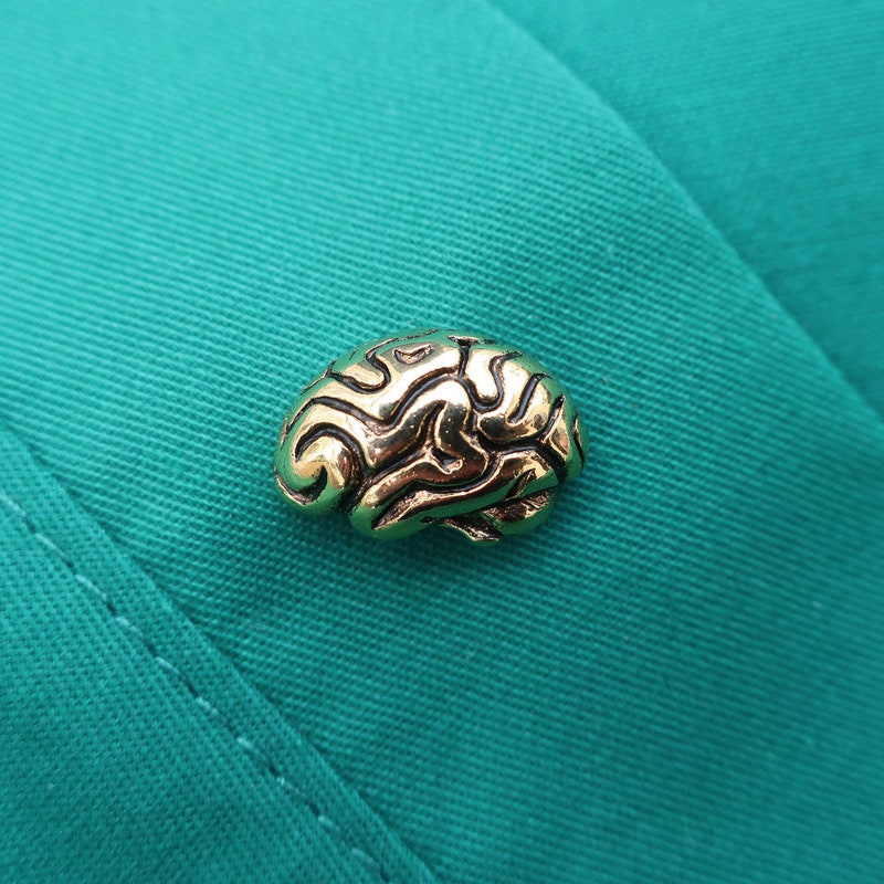 Brain Pin - Etsy