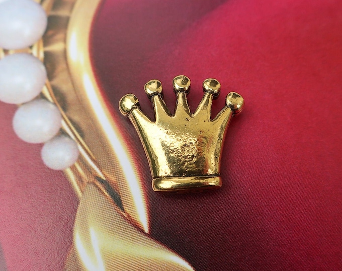 Crown Lapel Pin CC359 Royalty Royal Princess Queen | Etsy