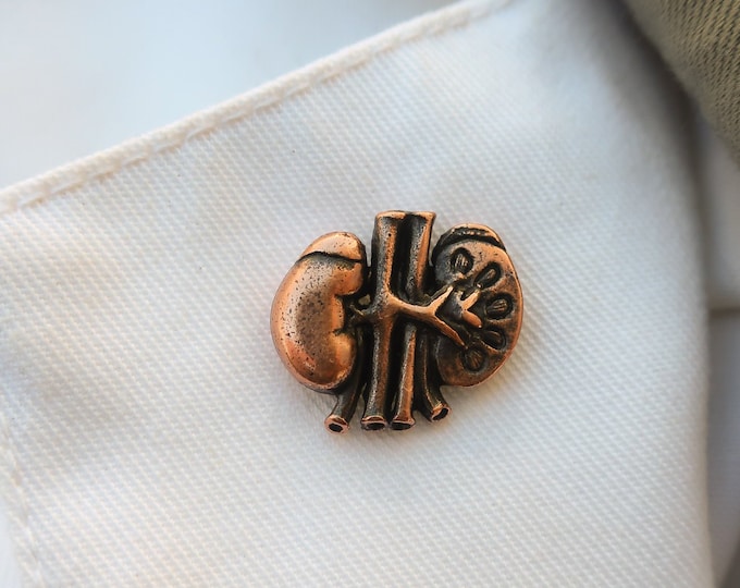 Copper Liver Lapel Pin CC519C Medical and Anatomy Lapel Pins | Etsy
