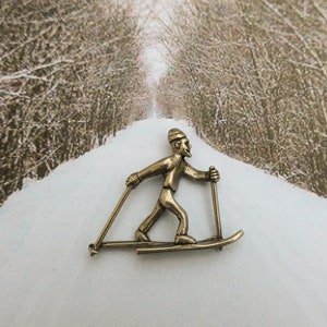 Cross Country Skier Lapel Pin- CC421- Cross Country, Skiing, Ski ...
